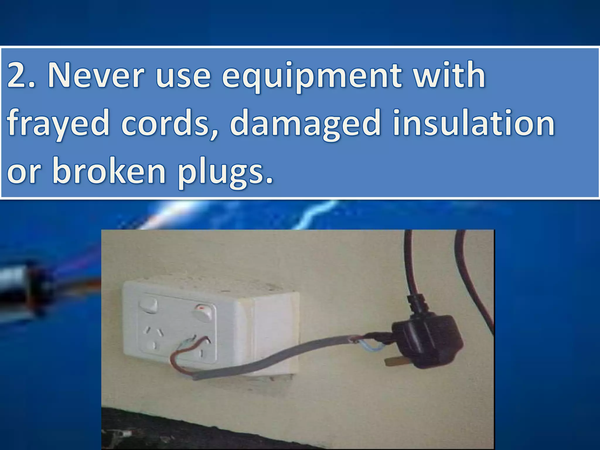 Electrical safety precautions and Electric shocks | PPTX