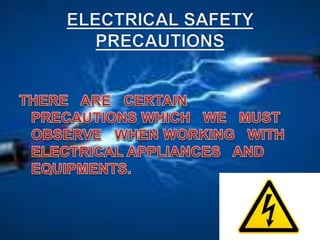 Electrical Safety Precautions