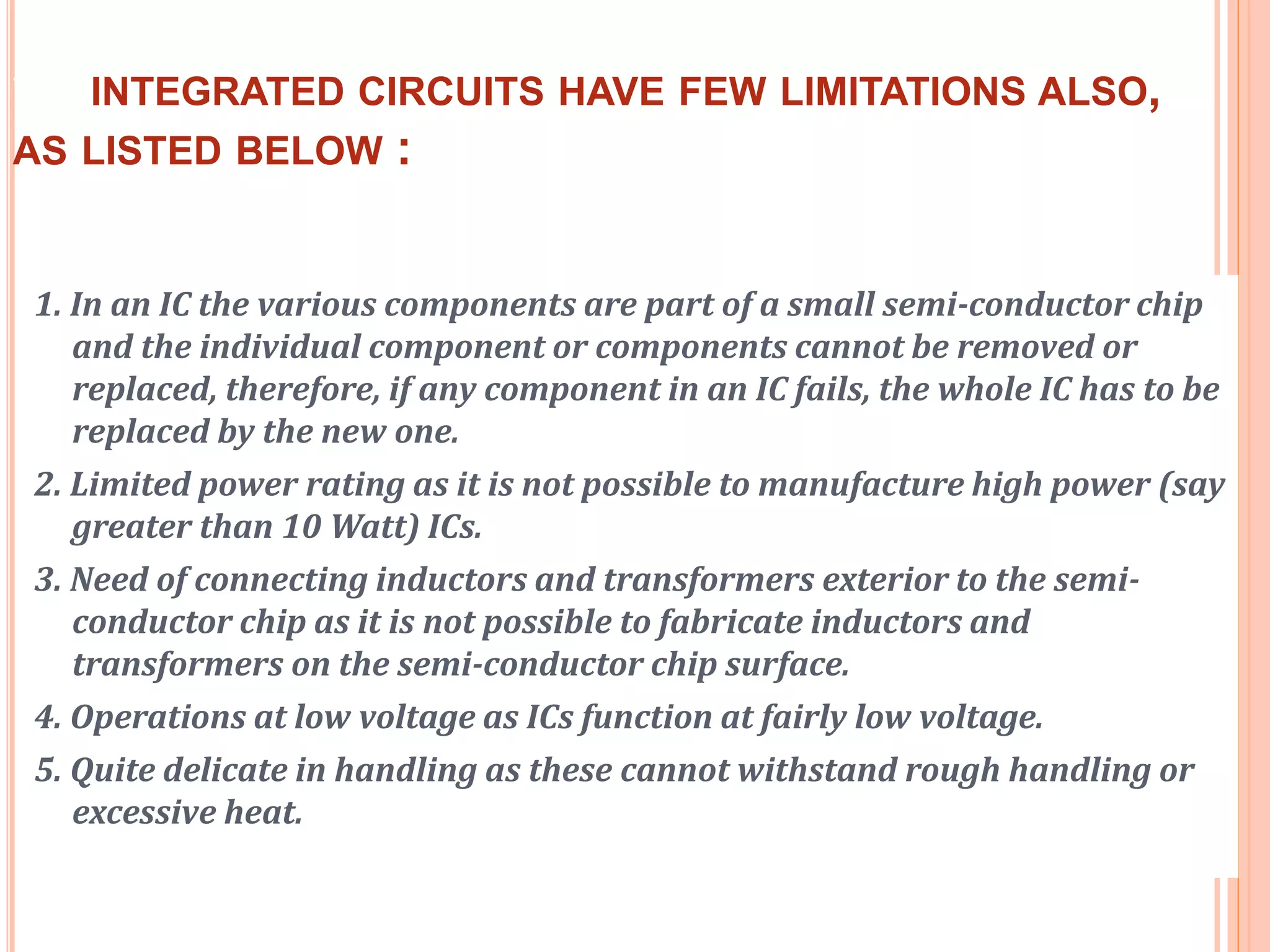 ppt on IC [Integrated Circuit] | PPTX