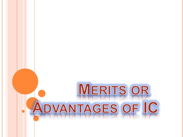 ppt on IC [Integrated Circuit] | PPTX | Physics | Science