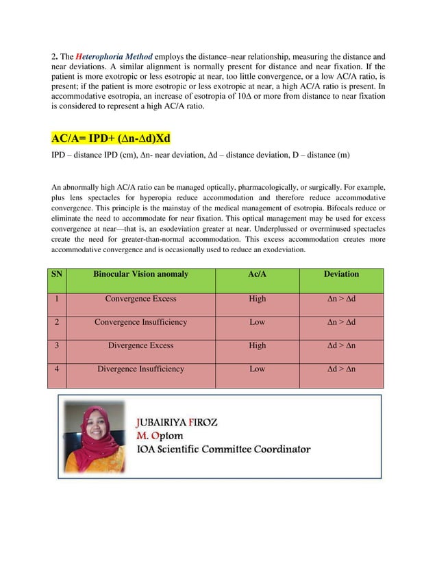 accommodative-convergence by jubairiya firoz | PDF