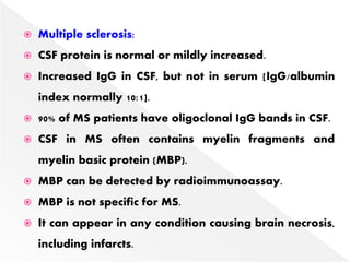 CEREBROSPINAL FLUID (CSF) | PPTX