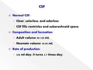 CEREBROSPINAL FLUID (CSF) | PPTX