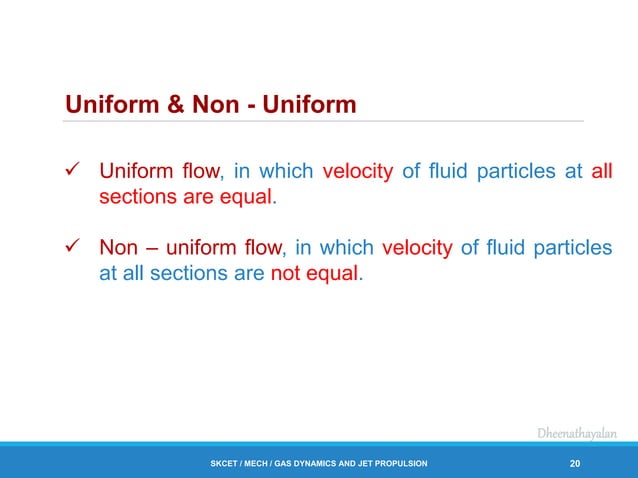 GAS DYNAMICS AND JET PROPULSION | PPTX | Physics | Science