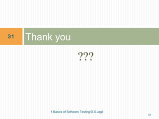 1.basics of software testing | PPT