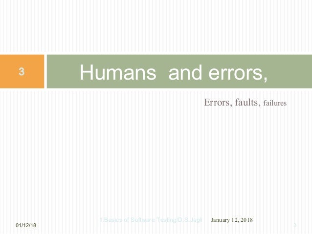 1 Basics Of Software Testing