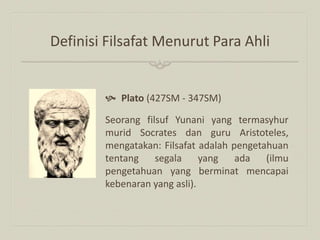 definisi filsafat | PPT