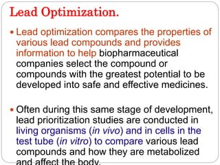 Drug discovery | PPTX