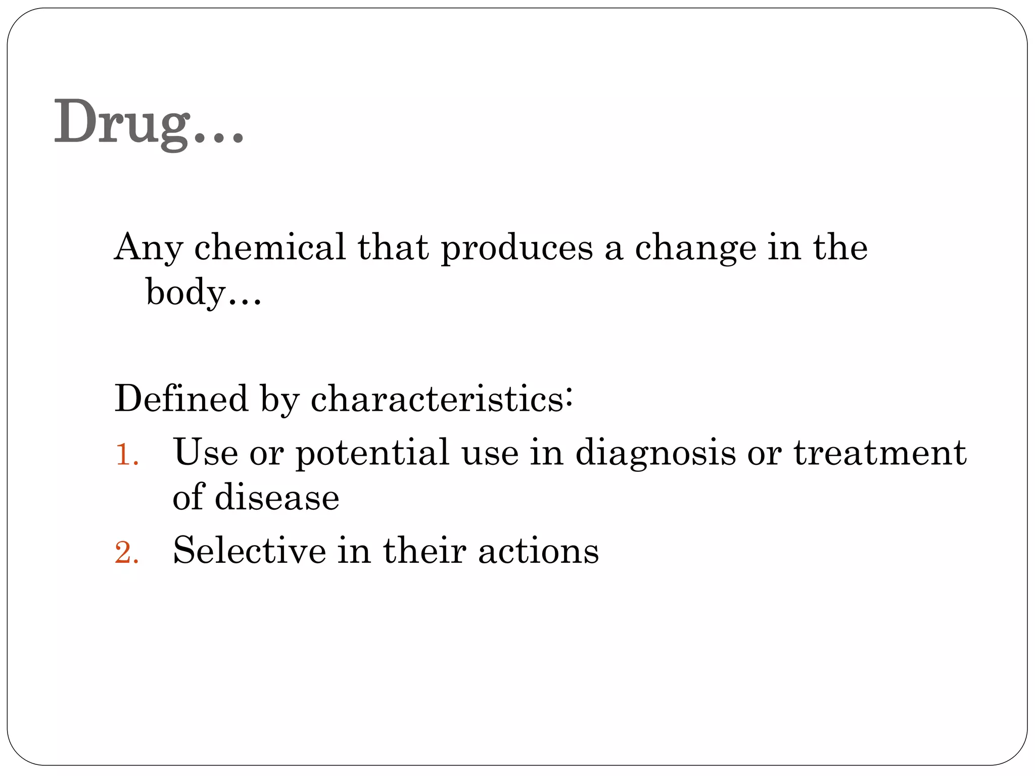 drug discovery- history, evolution and stages | PPTX