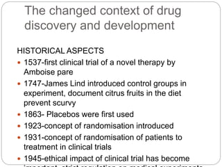 drug discovery- history, evolution and stages | PPTX