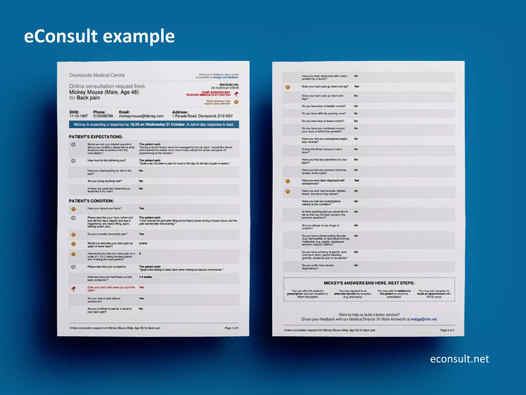 Online consultation case study | PPT