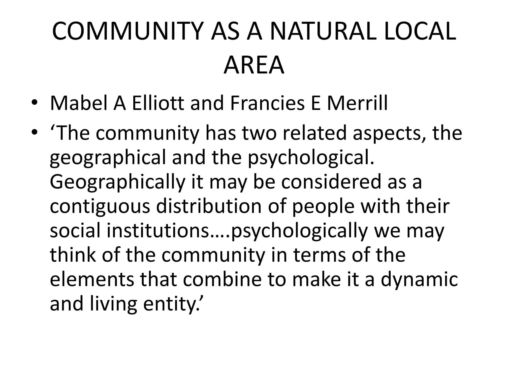 community social work | PPTX