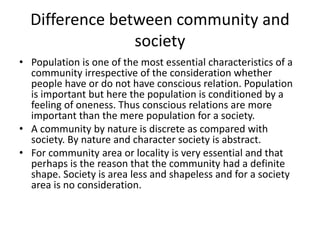 community social work | PPTX