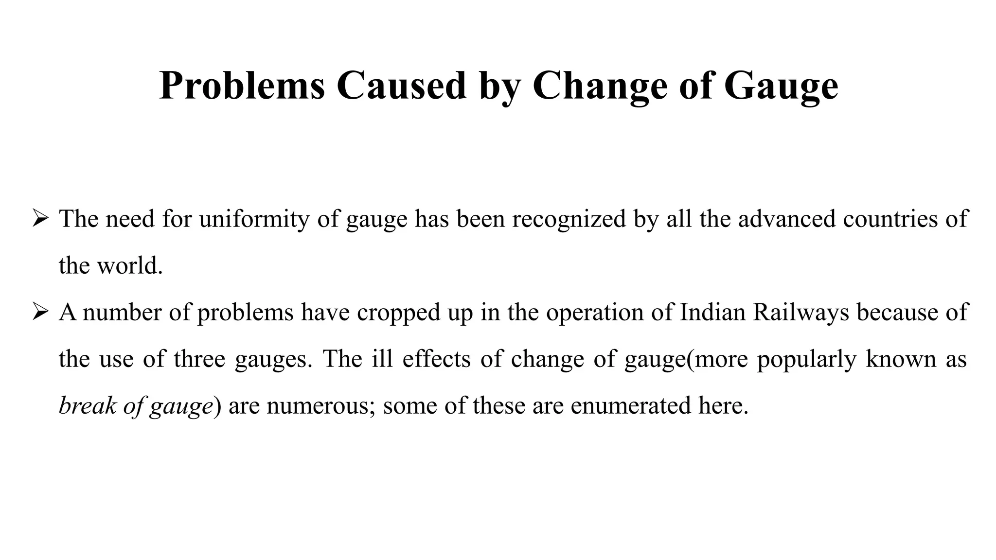 1. railway track gauge | PPTX