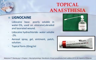 Local Anesthesia in Oral and Maxillofacial Surgery | PPTX