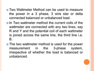 1.6 three phase power measurement | PPTX
