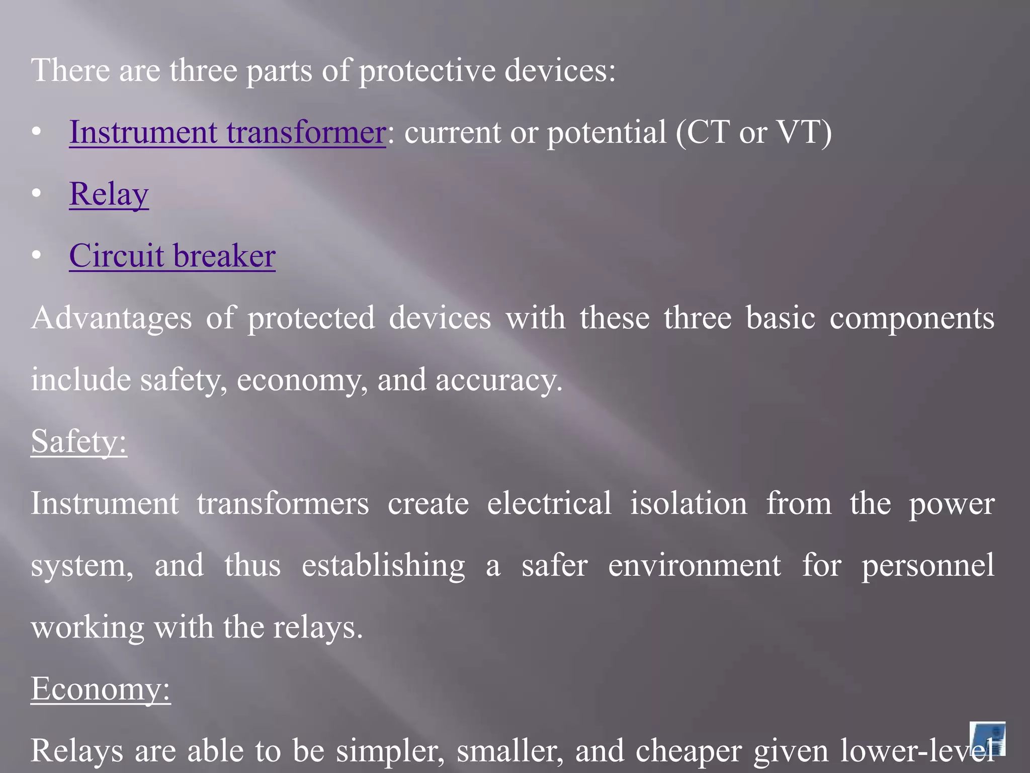 1.9 protection of power system | PPTX | Home Appliances | Home & Garden