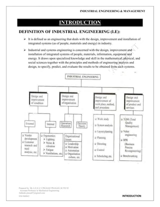 INDUSTRIAL ENGINERRING | PDF