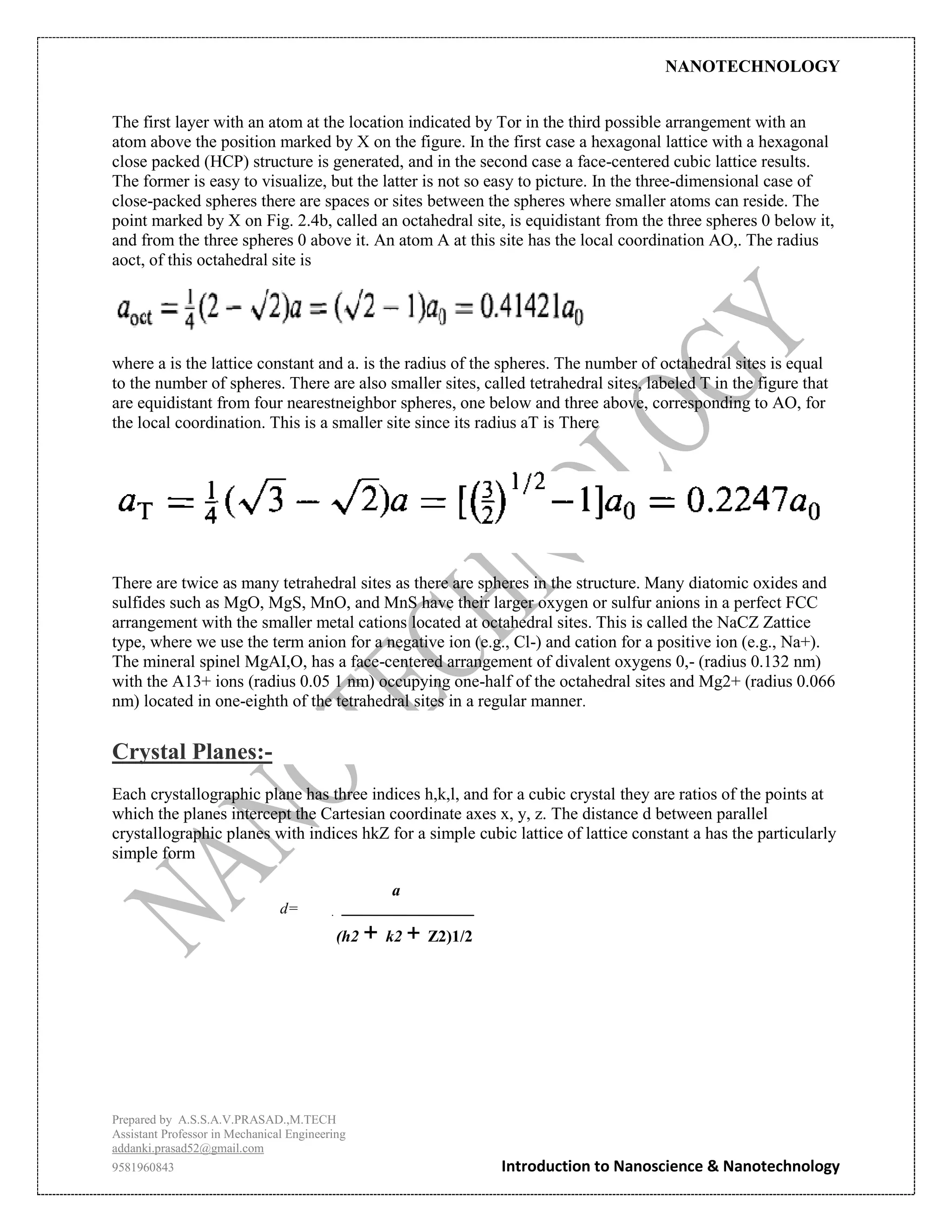 introduction to nanoscience_and_nanotechnology | PDF | Physics | Science