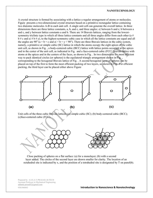 introduction to nanoscience_and_nanotechnology | PDF | Physics | Science