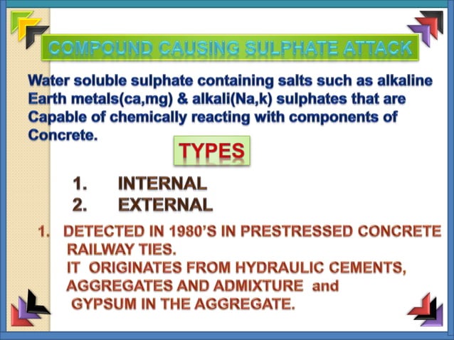 1.sulphate attack on concrete | PPTX