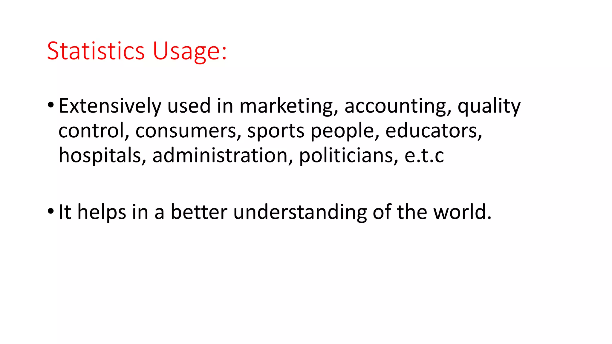 1.why study statistics. | PPT