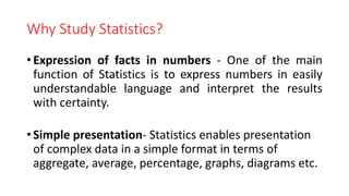 1.why study statistics. | PPT