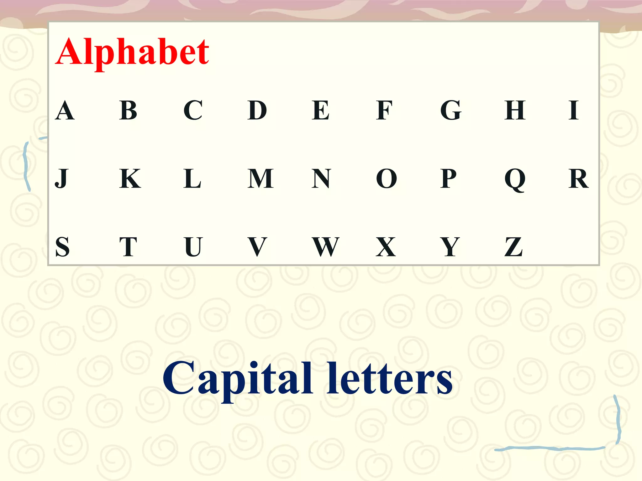 Alphabets. Vowels. Consonants. Small Letters. Capital Letters | PPT