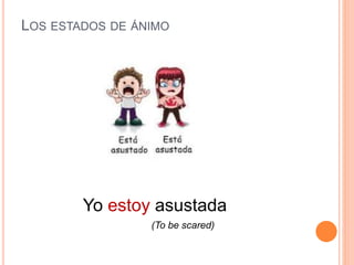 1A verbo estar emociones y lugares | PPTX