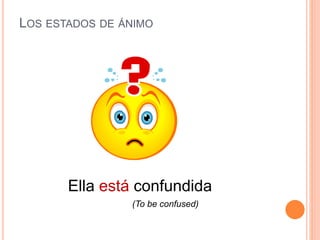1A verbo estar emociones y lugares | PPTX