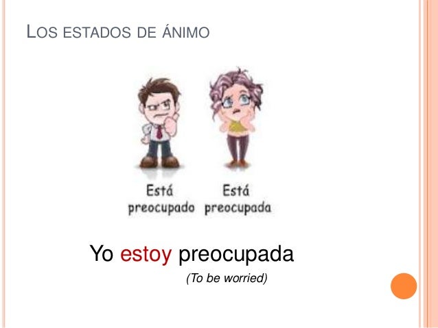 1A verbo estar emociones y lugares