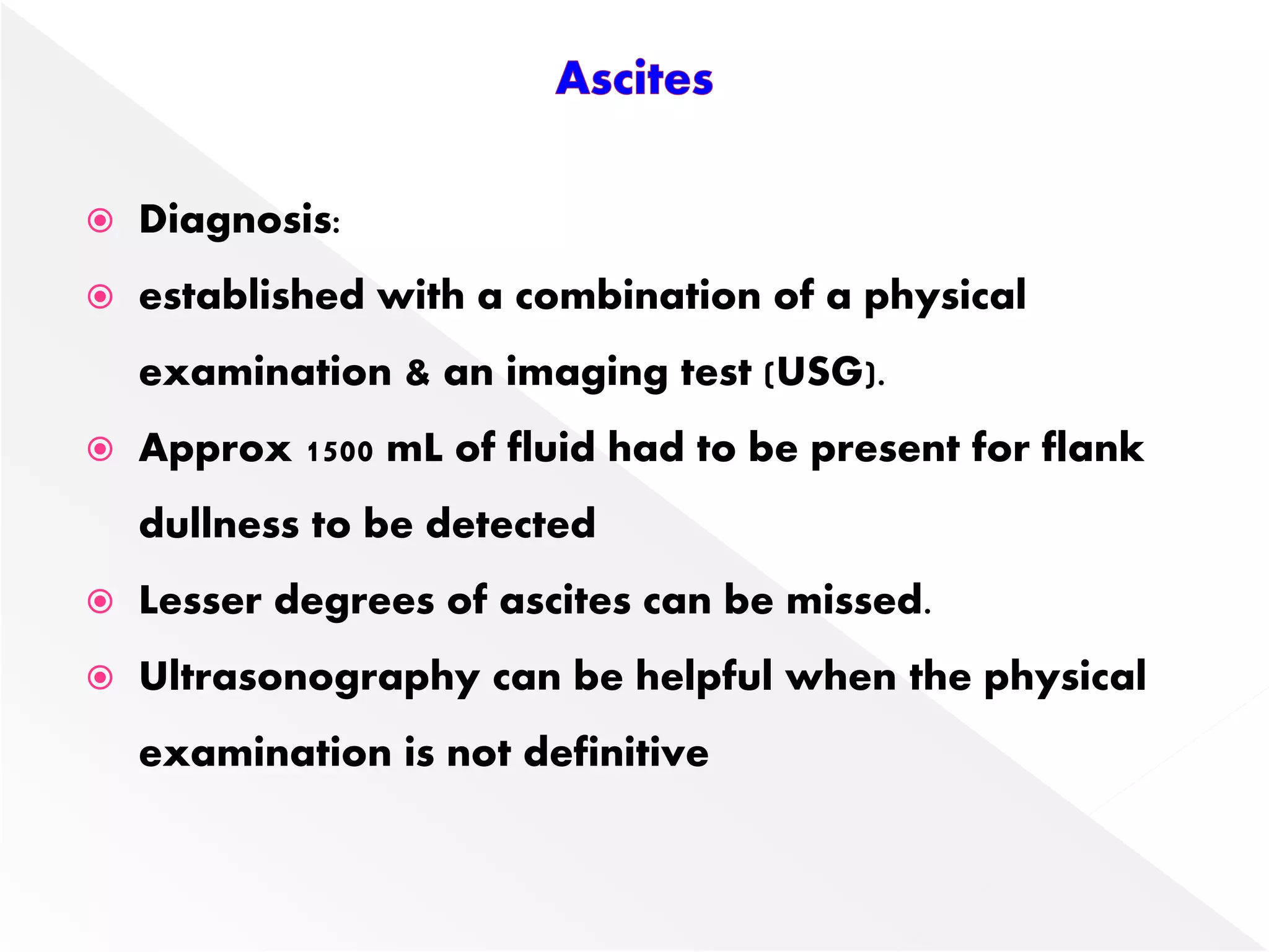 ASCITIC FLUID ANALYSIS | PPTX