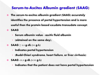 ASCITIC FLUID ANALYSIS | PPTX