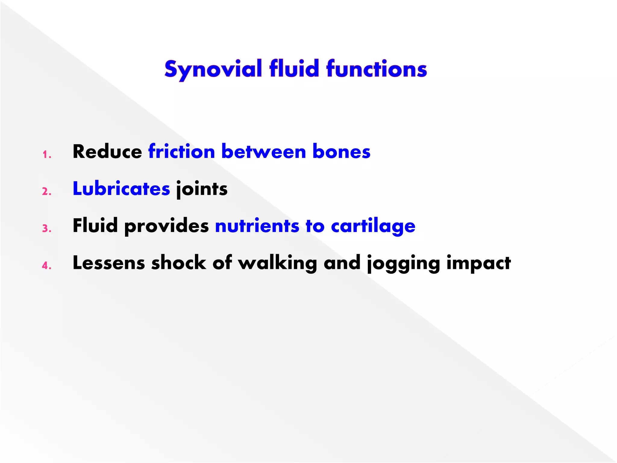 SYNOVIAL FLUID | PPTX