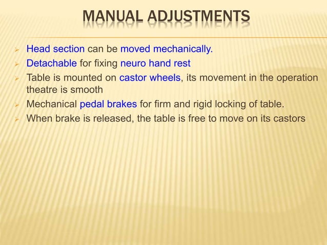 OT table | PPTX | Physical Therapy | Wellness
