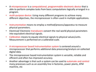 1.instrumentation ii | PPTX | Computer Peripherals | Computing