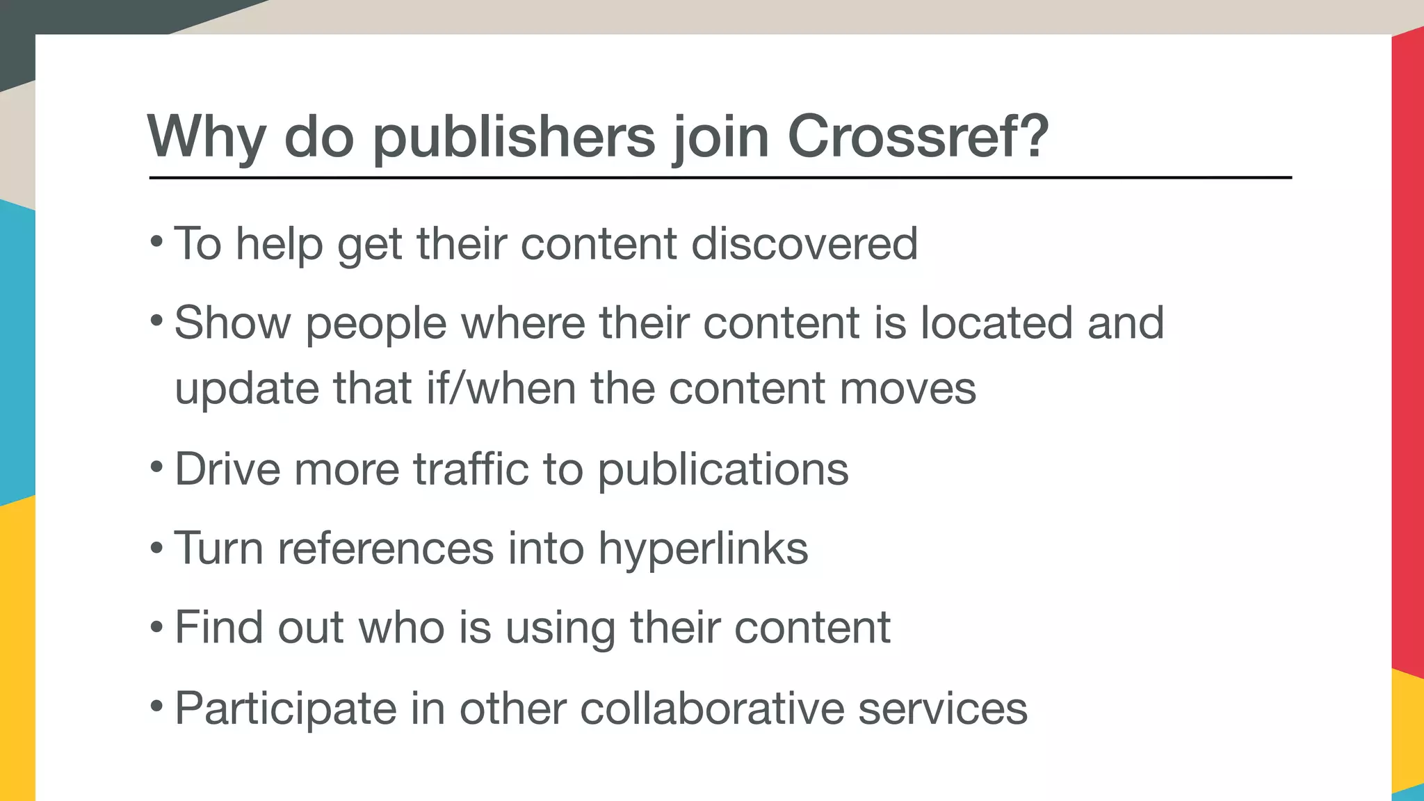 Introduction to Crossref | PDF