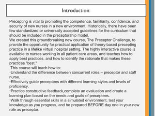1. preceptorship overview | PPT