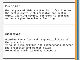 1. preceptorship overview | PPT