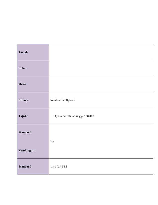 1. nombor bulat hingga 100 000 | PDF