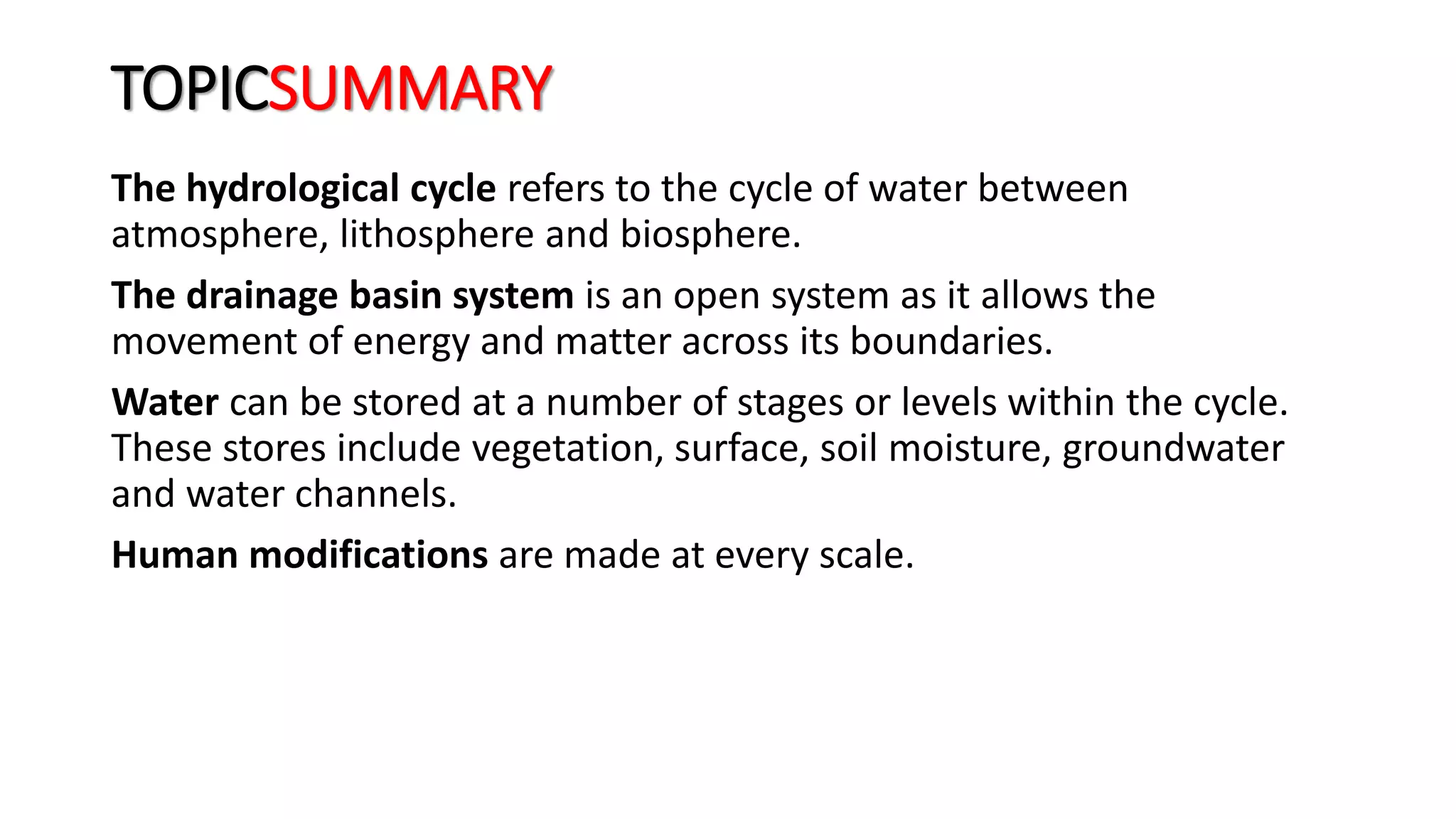 1.1 drainage basin system | PPTX