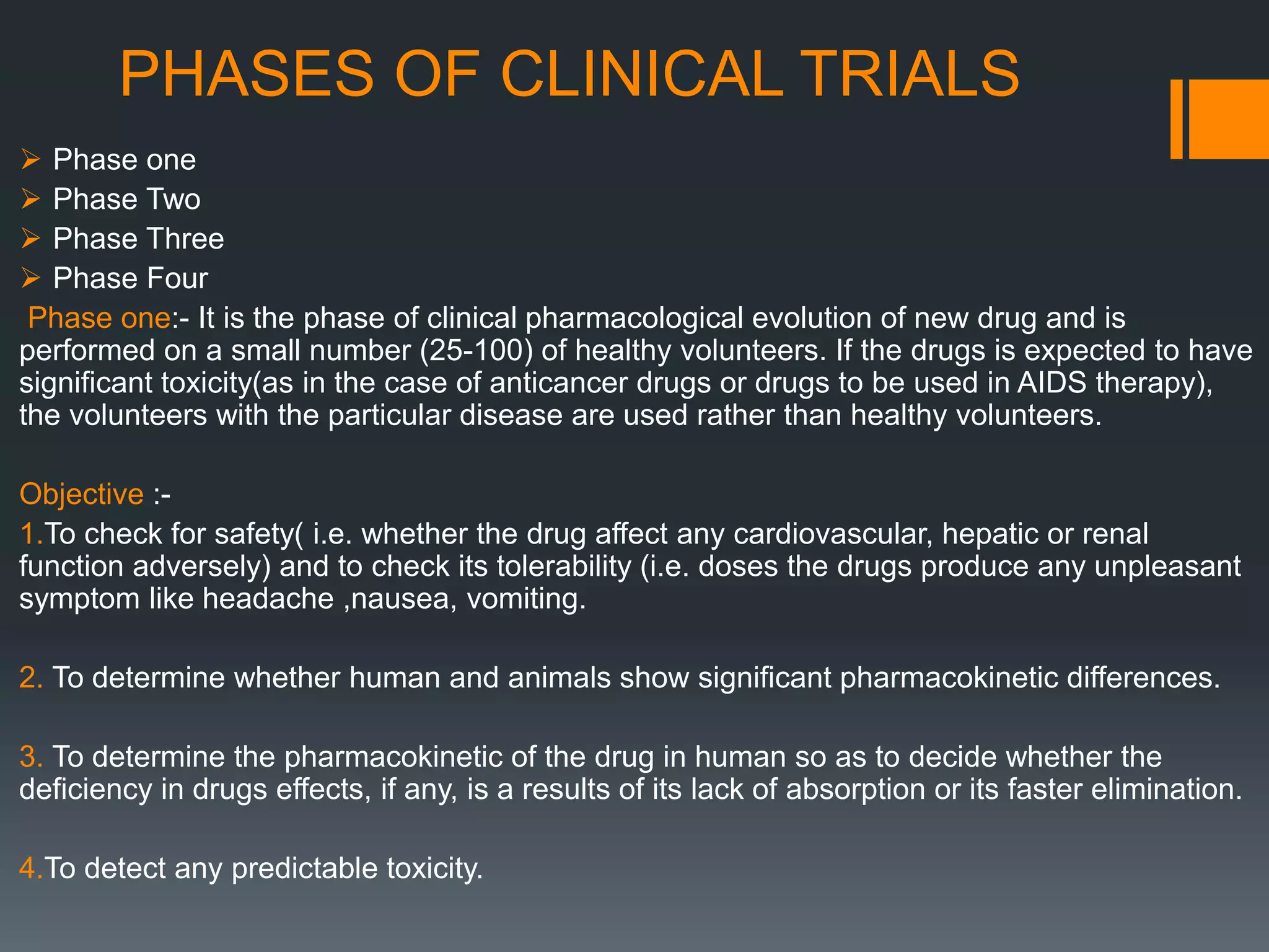 Preclinical studies, clinical trails and pharmacovigilance | PPTX