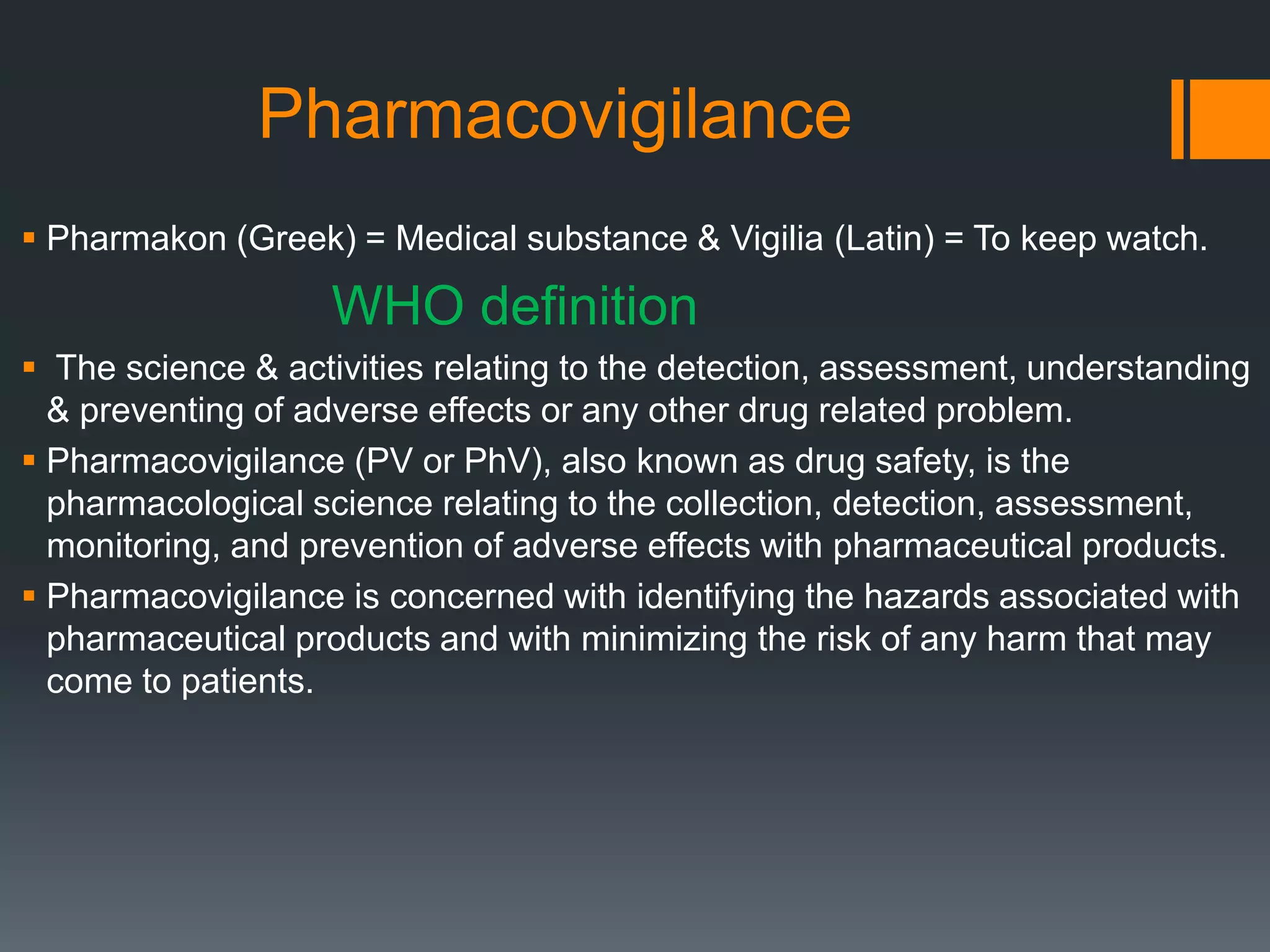 Preclinical studies, clinical trails and pharmacovigilance | PPTX