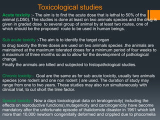 Preclinical studies, clinical trails and pharmacovigilance | PPTX