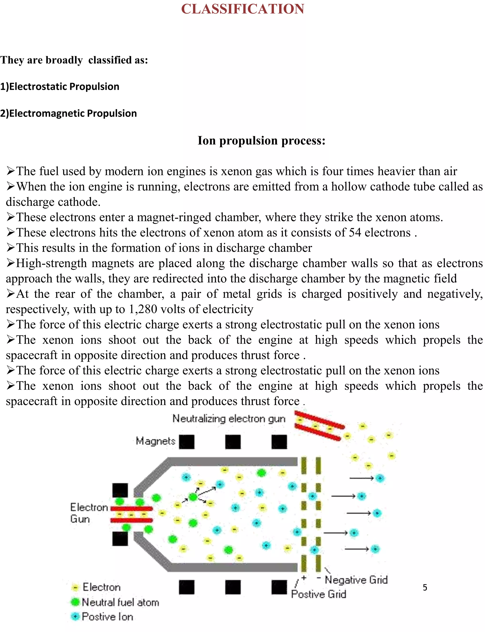 ion propulsion thruster engine | PPTX