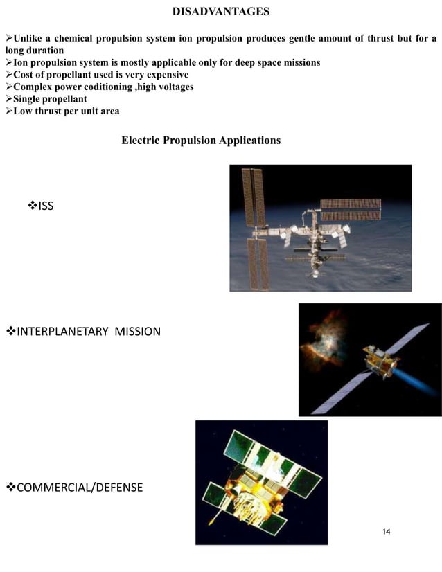 ion propulsion thruster engine | PPTX