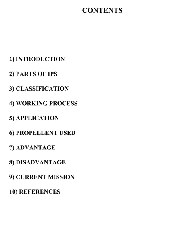ion propulsion thruster engine | PPTX