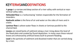 1.3 river channel processes | PPT