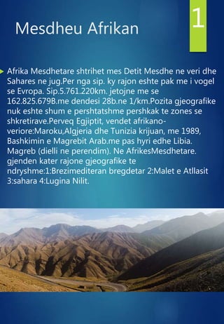 Mesdheu Afrikan | PPTX