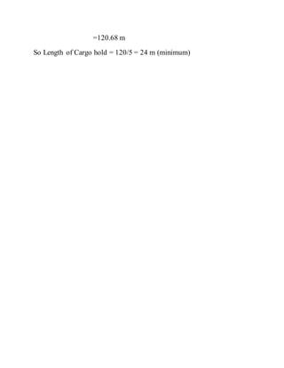 Determination of principal particulars of ship | DOCX